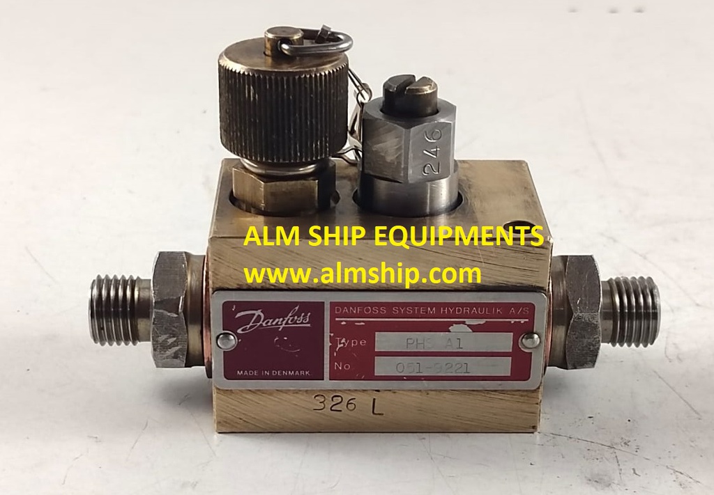 Damcos / Danfoss PHS A1 Pipe, Hand Pump St Block. Part 051-9221 | ALM